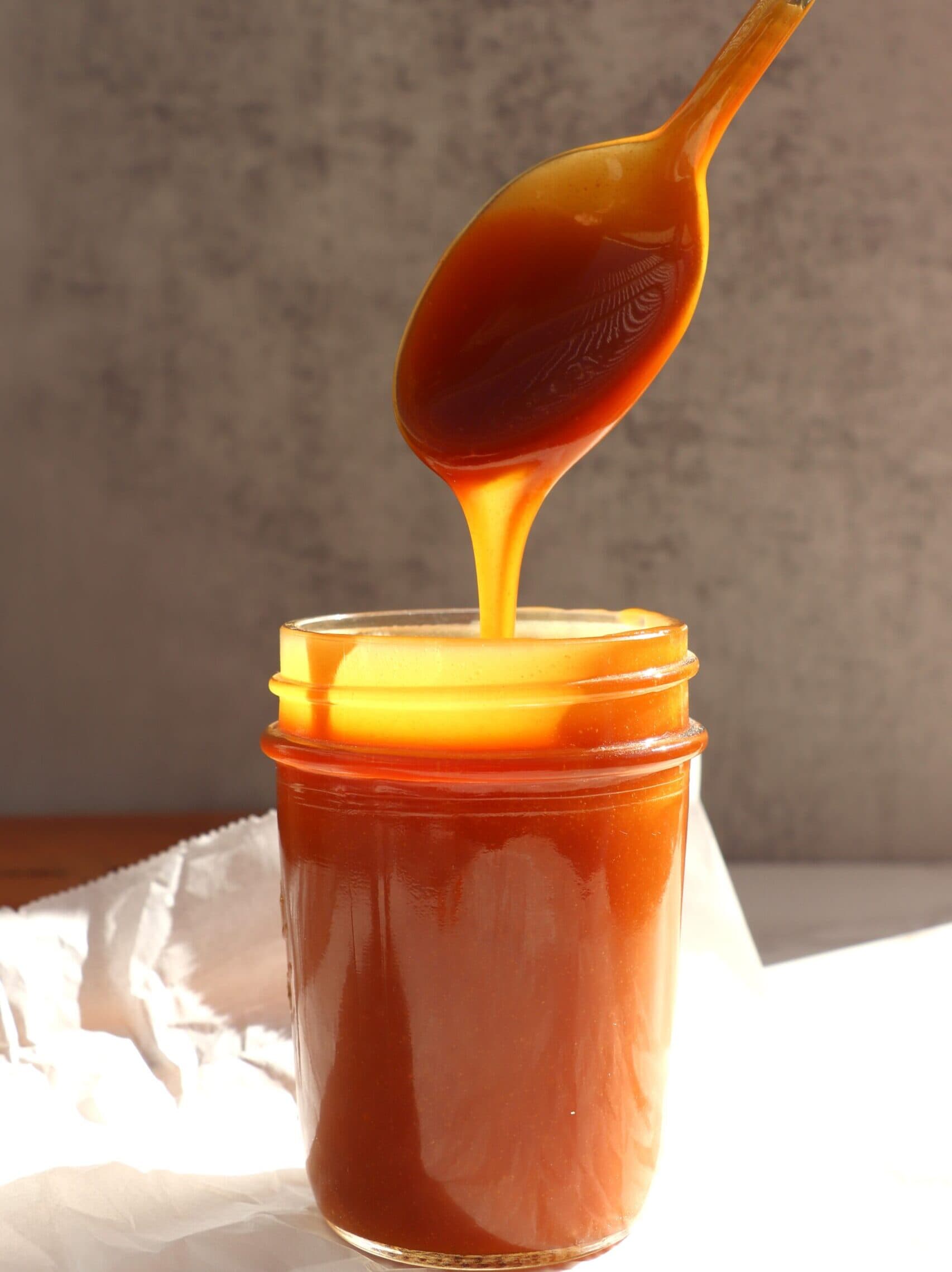 Homemade Salted Caramel Sauce - Cooking with Conks