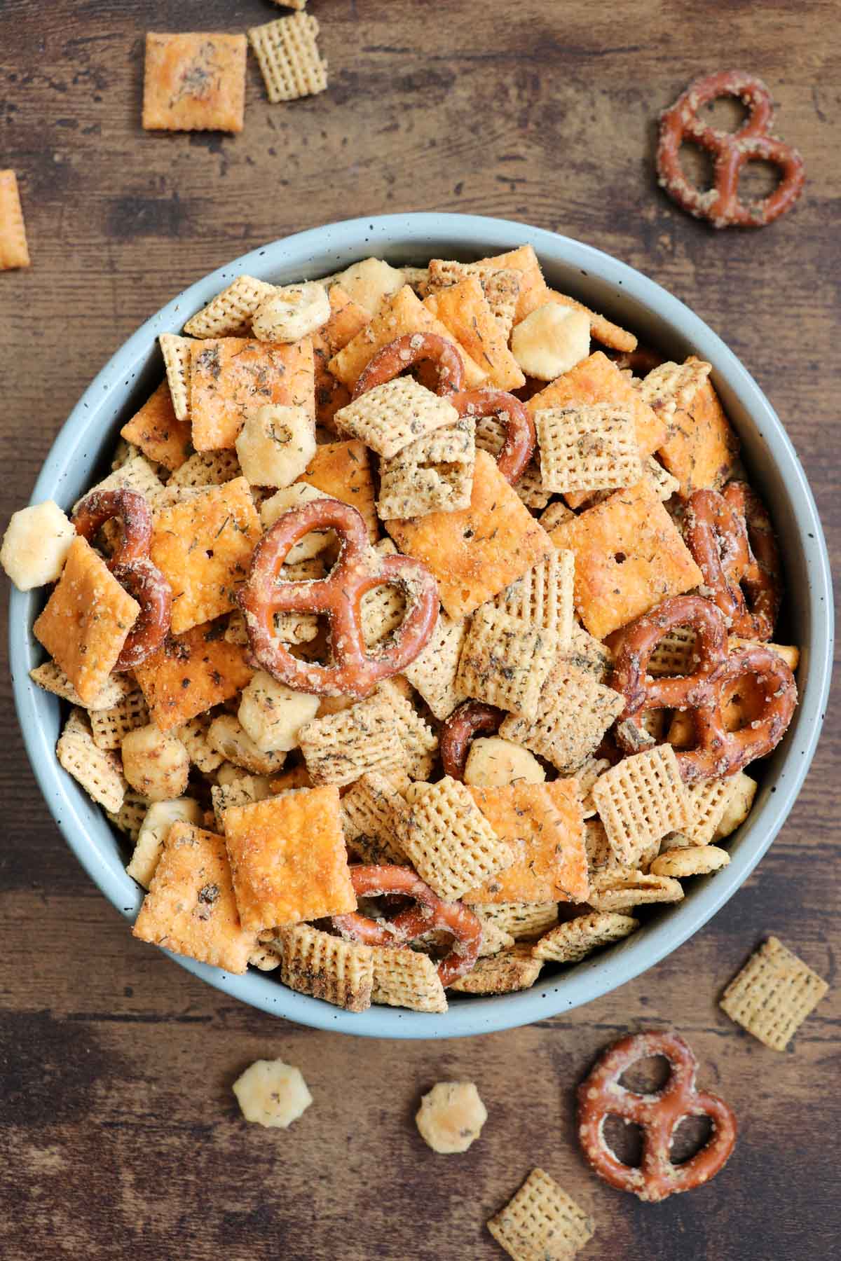 Homemade Ranch Snack Mix - Cooking with Conks