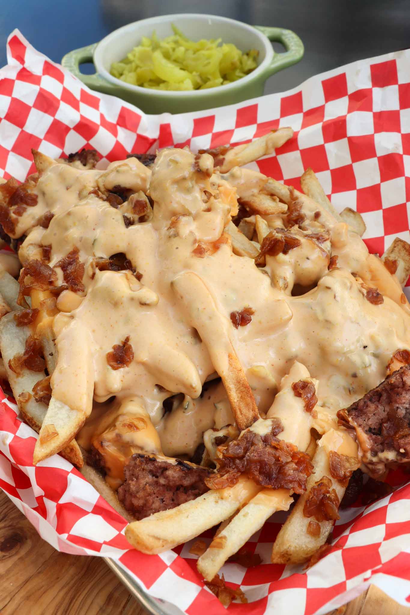 Animal Style Burger Fries (Copycat In-N-Out) - Cooking with Conks